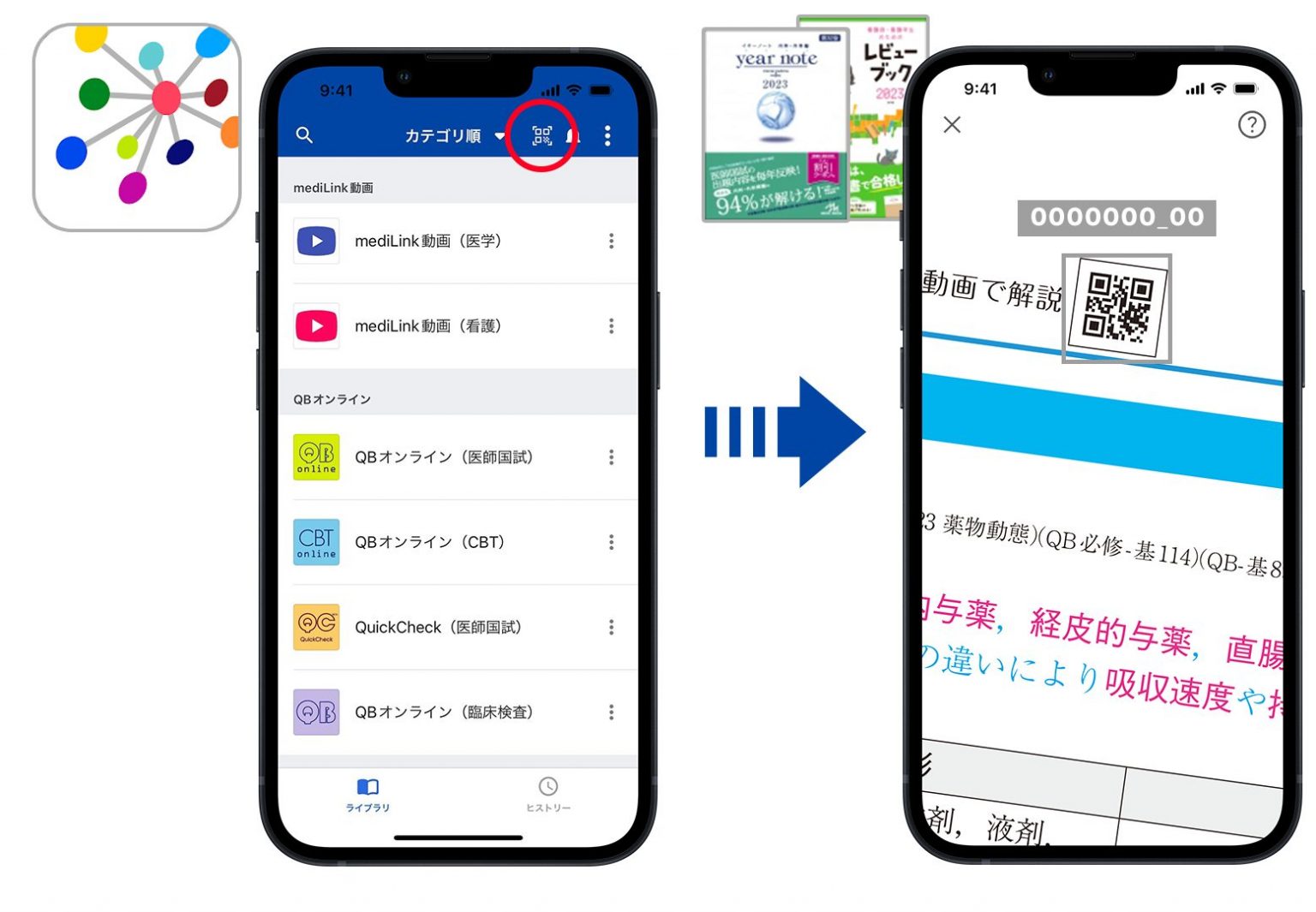 mediLink アプリ（Android版） QRコードリーダーの利用方法 | INFORMA by メディックメディア